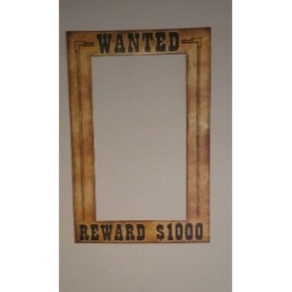 Wall Decor | New Western Wanted Photo Fun Frame | Poshmark